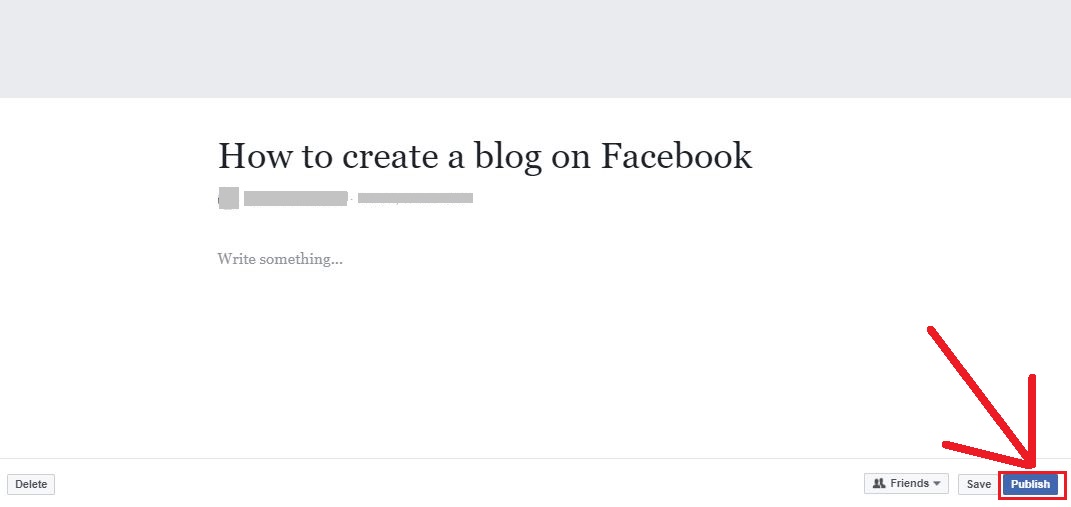 How to Create a Blog on Facebook - Random Tools Blog