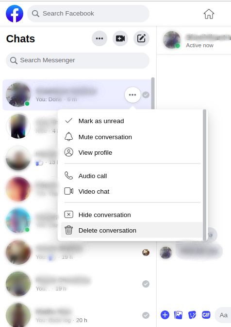 How to delete messages on Messenger ( Latest ) - Random Tools Blog