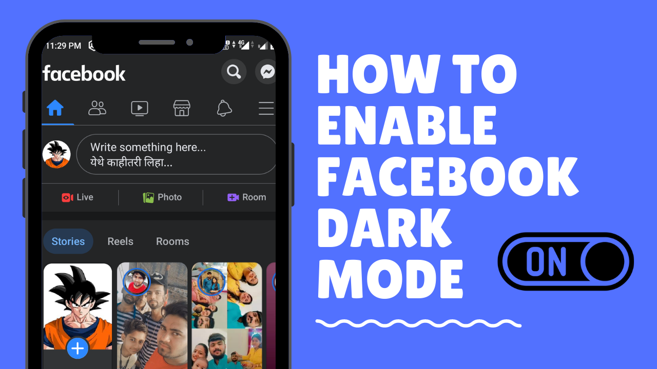 How to enable Facebook dark mode on any device - Random Tools Blog