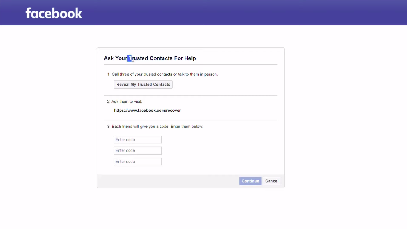 How to recover your Facebook account without an Email or Mobile number ...