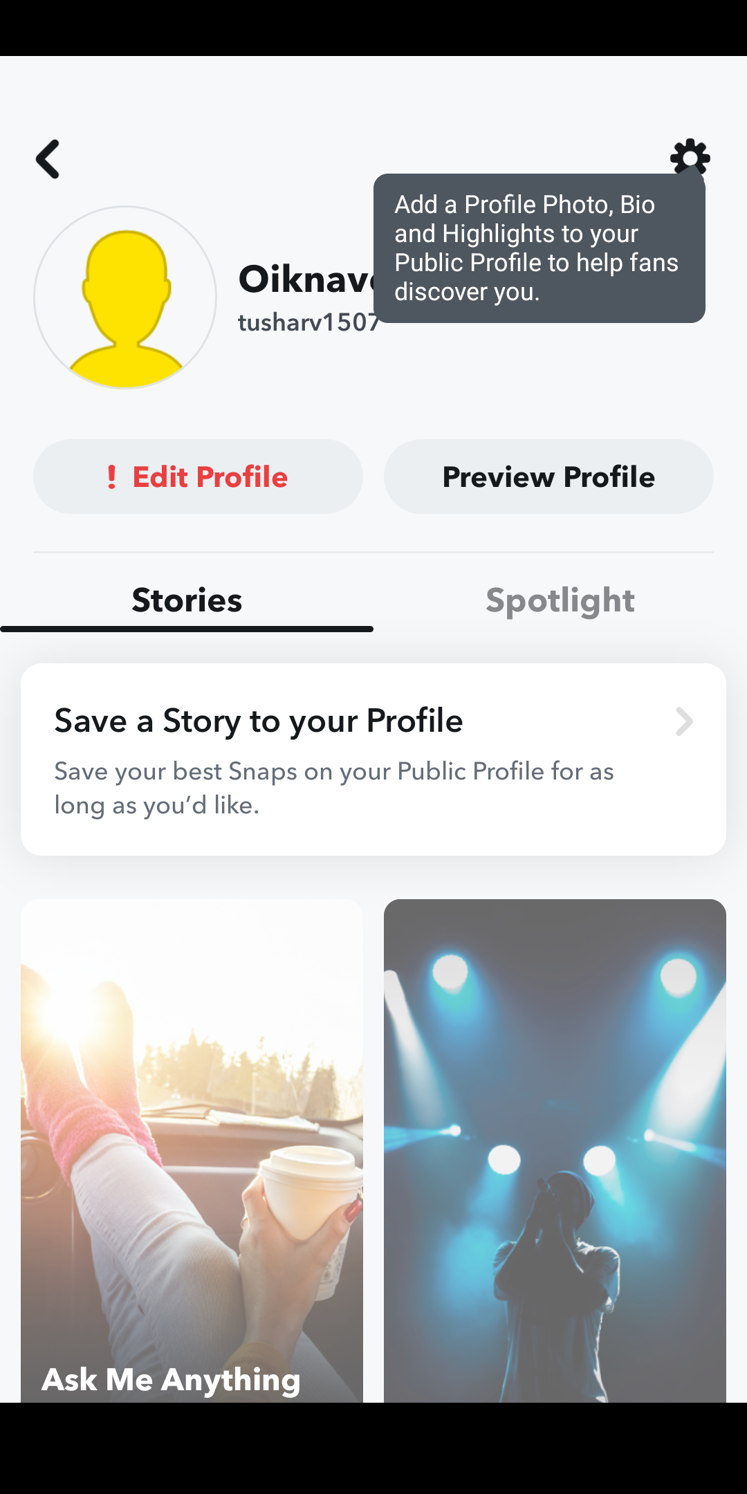 How To Make A Public Profile On Snapchat