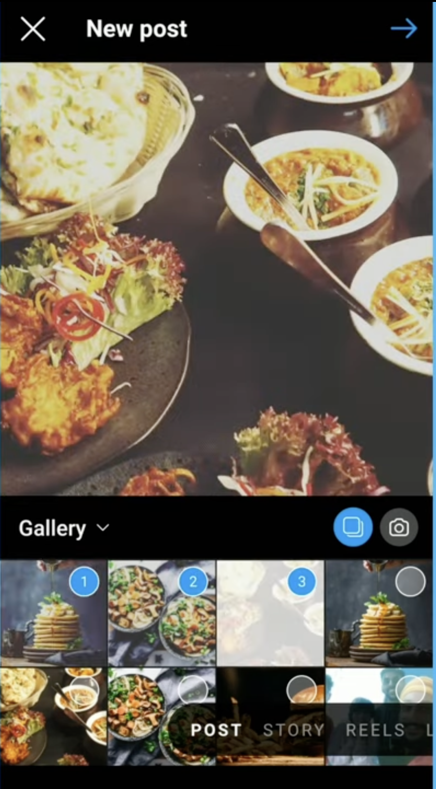 How to Select & Post Multiple Photos on Instagram - Random Tools Blog