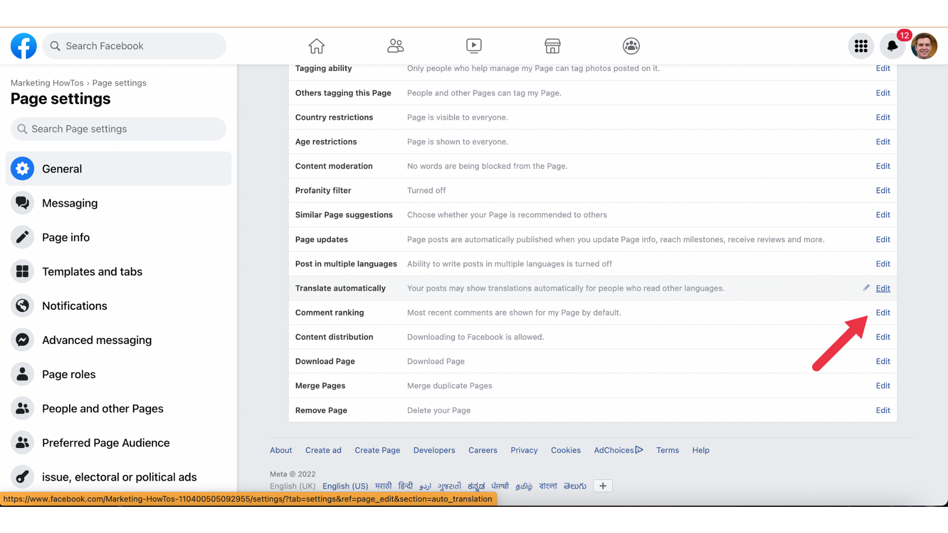 How to Turn Comment Ranking On or Off on Facebook - Random Tools Blog