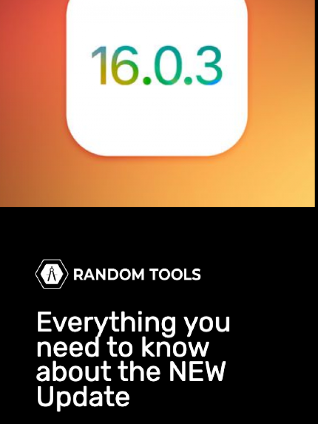 Everything you need to know about IOS 16.0.3 - Random Tools Blog