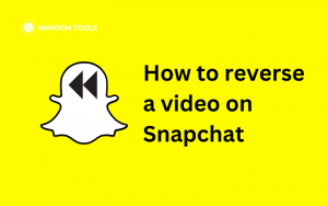 How to Reverse a Video on Snapchat? - Random Tools
