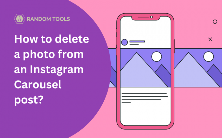 Delete Instagram Carousel Photos 2023 Archives Random Tools