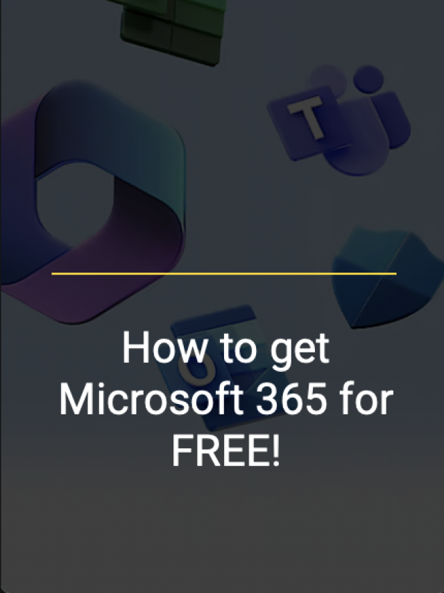 How to get Microsoft 365 for FREE! - Random Tools Blog