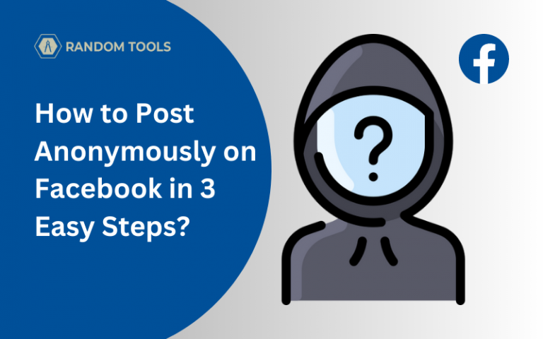 How to Post Anonymously on Facebook Group in 2024 - Random Tools Blog