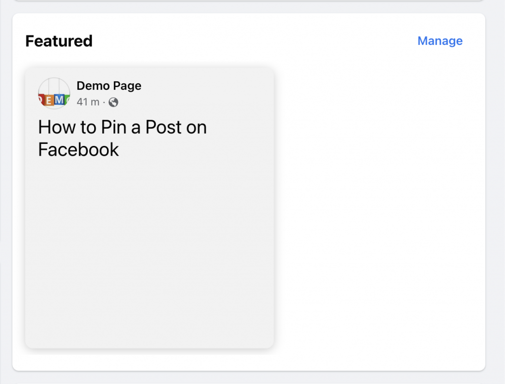 How to Pin A Post on Facebook