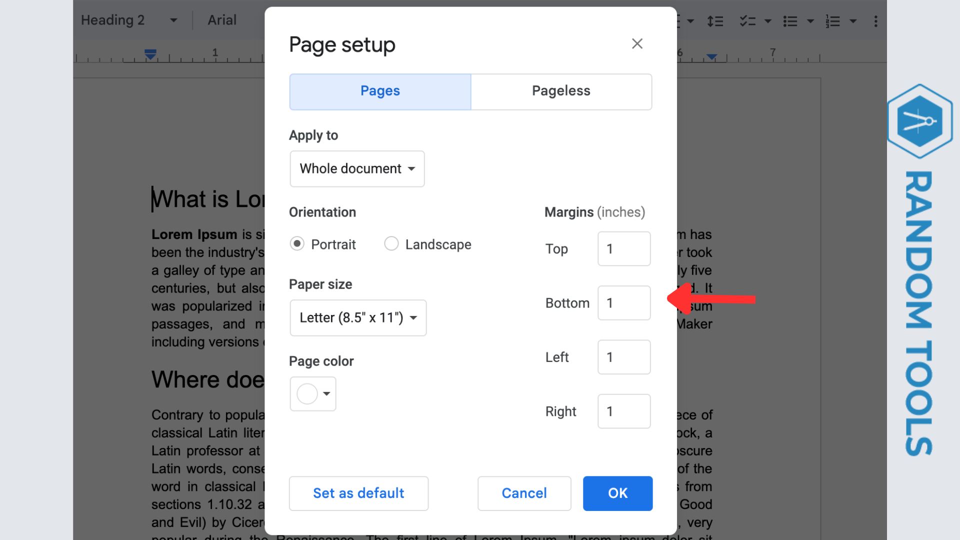 How to Change Margins in Google Docs in 2023? - Random Tools Blog
