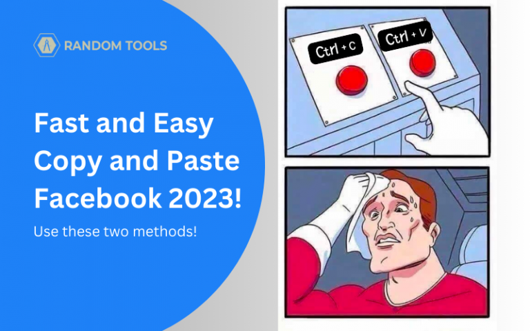 How to Copy and Paste on Facebook Using 2 Methods - Random Tools Blog