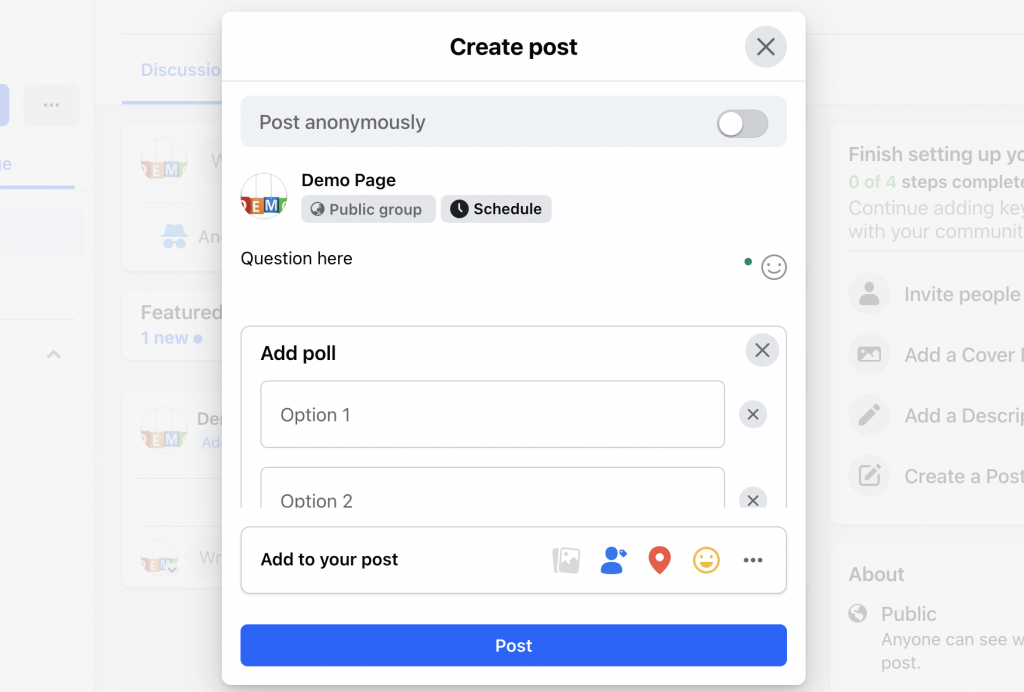 How to Create a Poll on Facebook in 2024
