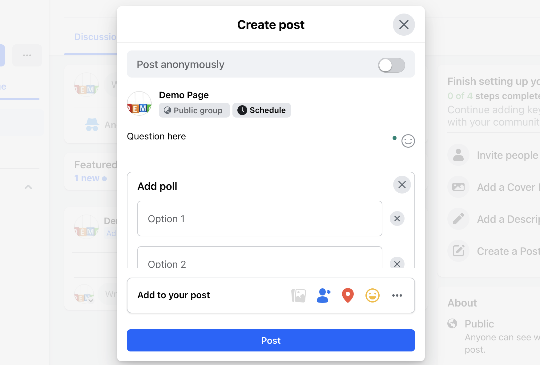 How to Create a Poll on Facebook in 2024 - Random Tools Blog